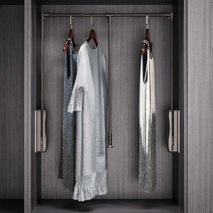Pull Down Robe Rail Mocha – Unihopper Hardware